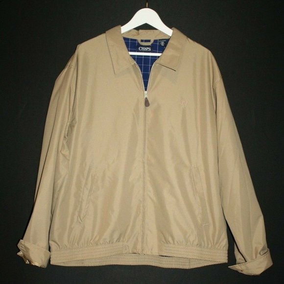 Chaps | Jackets & Coats | Chaps Jacket Mens Twill Light Weight Full Zip ...